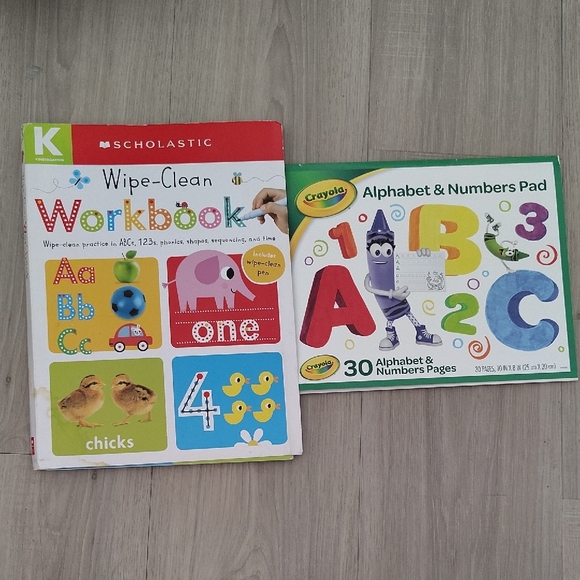 Scholastic | Toys | Scholastic Wipe Clean And Crayola Kids Workbook Set ...